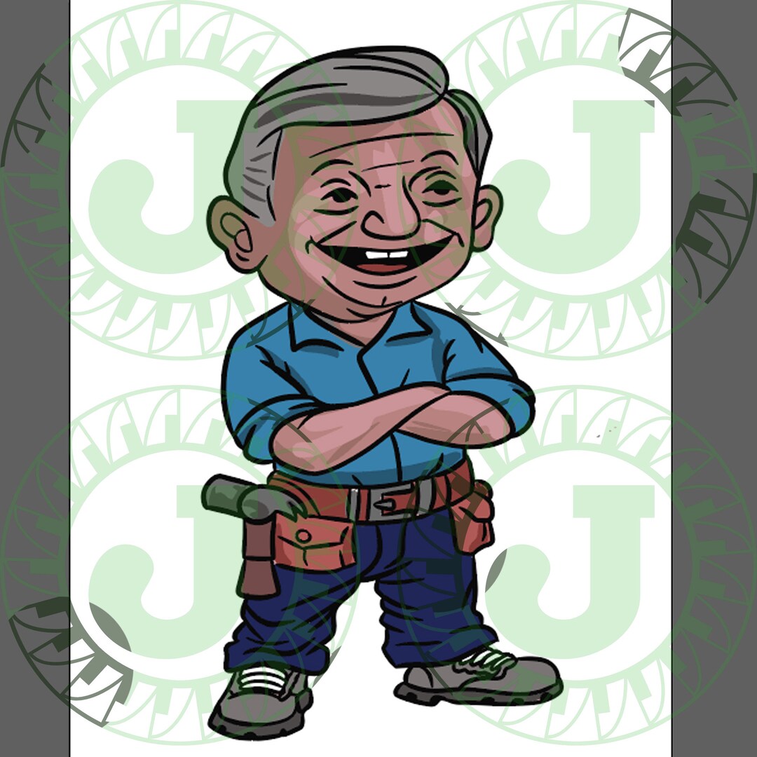 Andrés Manuel López Obrador SVG Digital File - Etsy