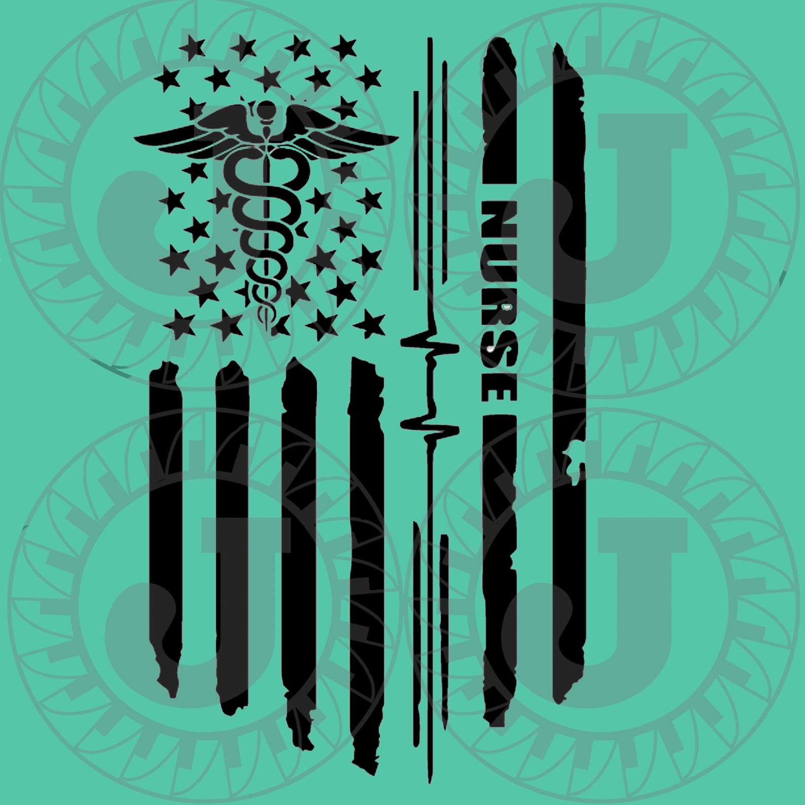 American Medical Montage JPEG SVG DXF & Png Digital Files - Etsy