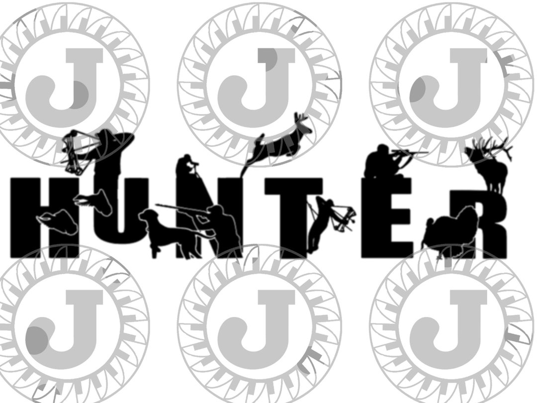 Hunter Hunting SVG, PNG Digital Files - Etsy