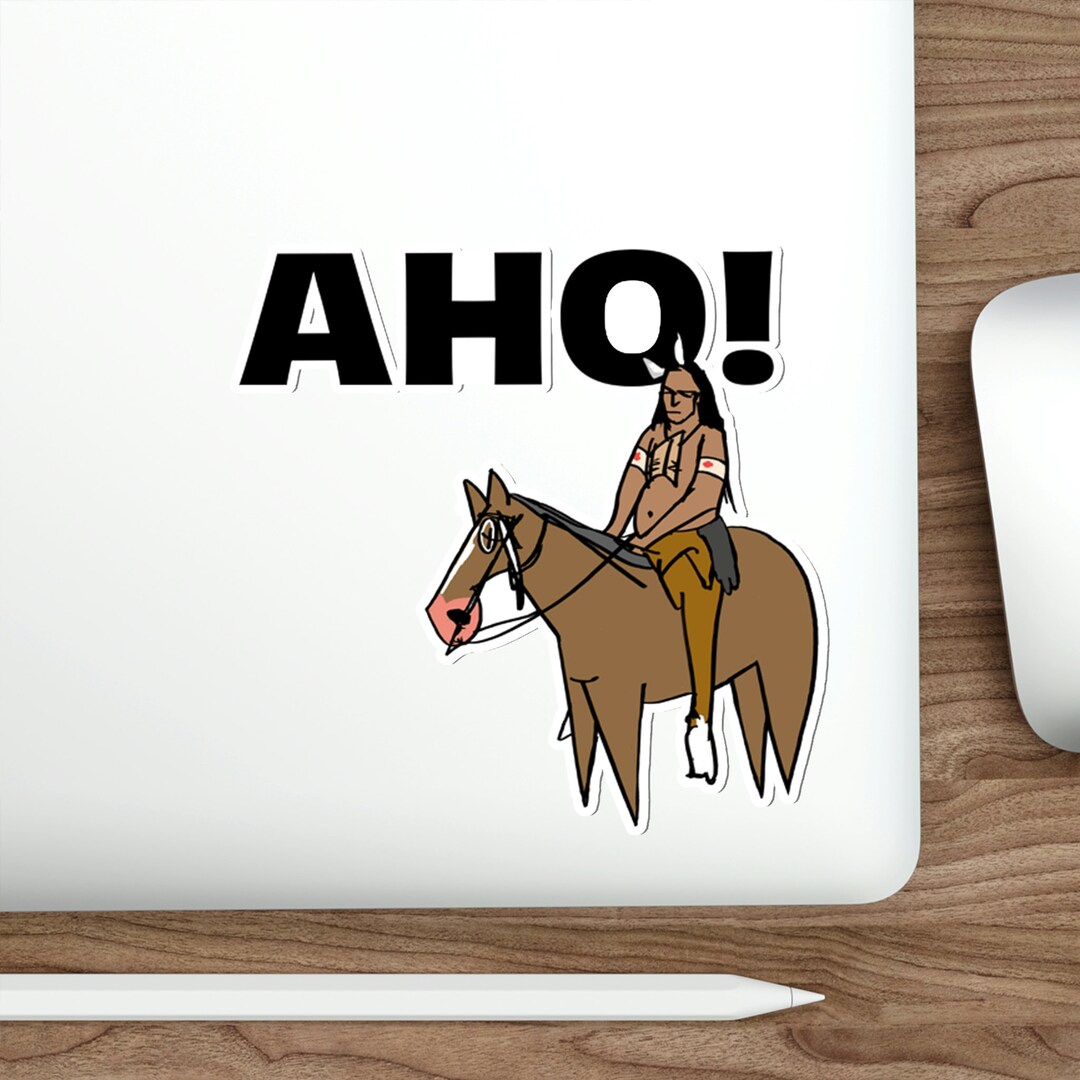 Indigenous Native American Aho Young Warrior Outdoor/indoor Stickers - Etsy
