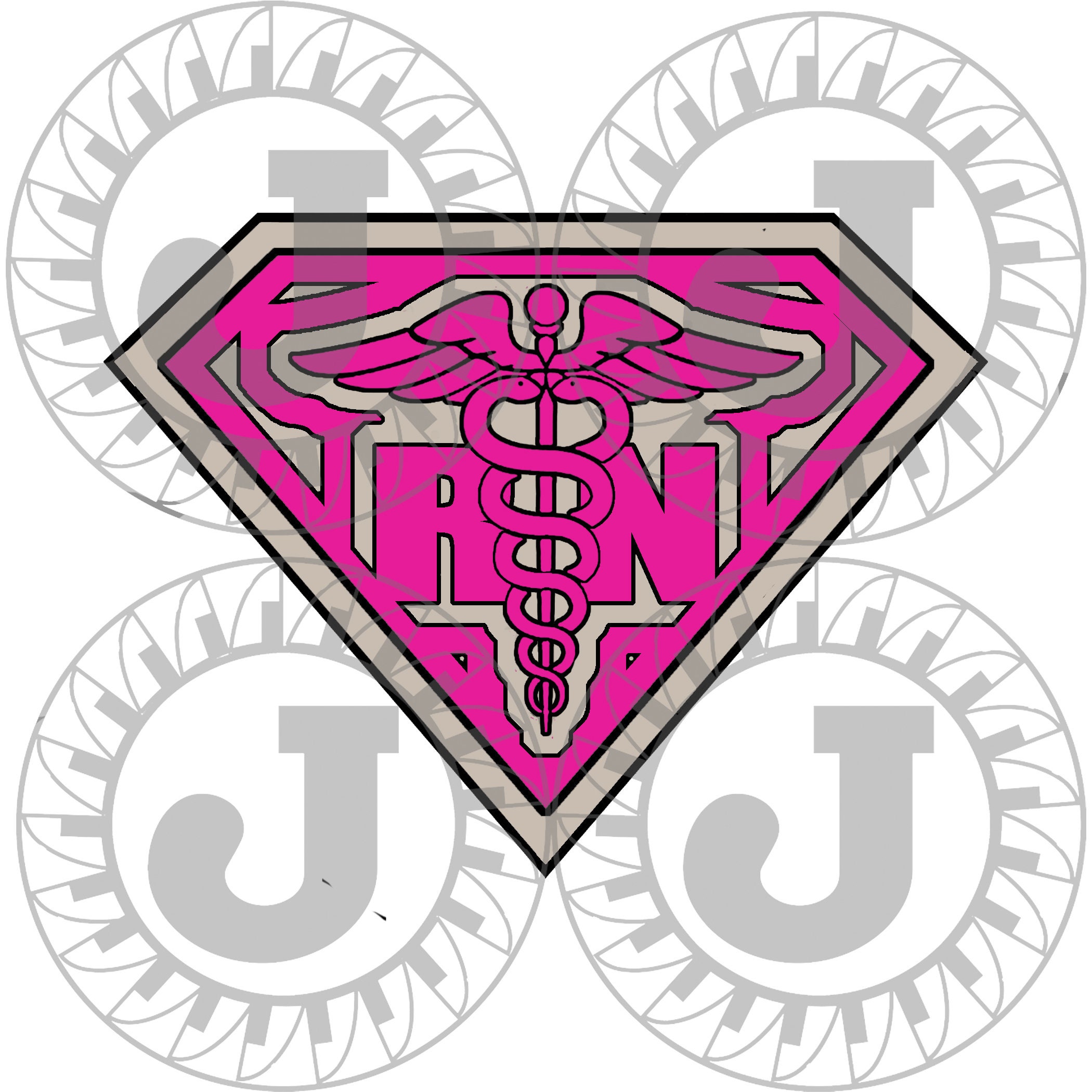 Registered Nurse Logo Pink