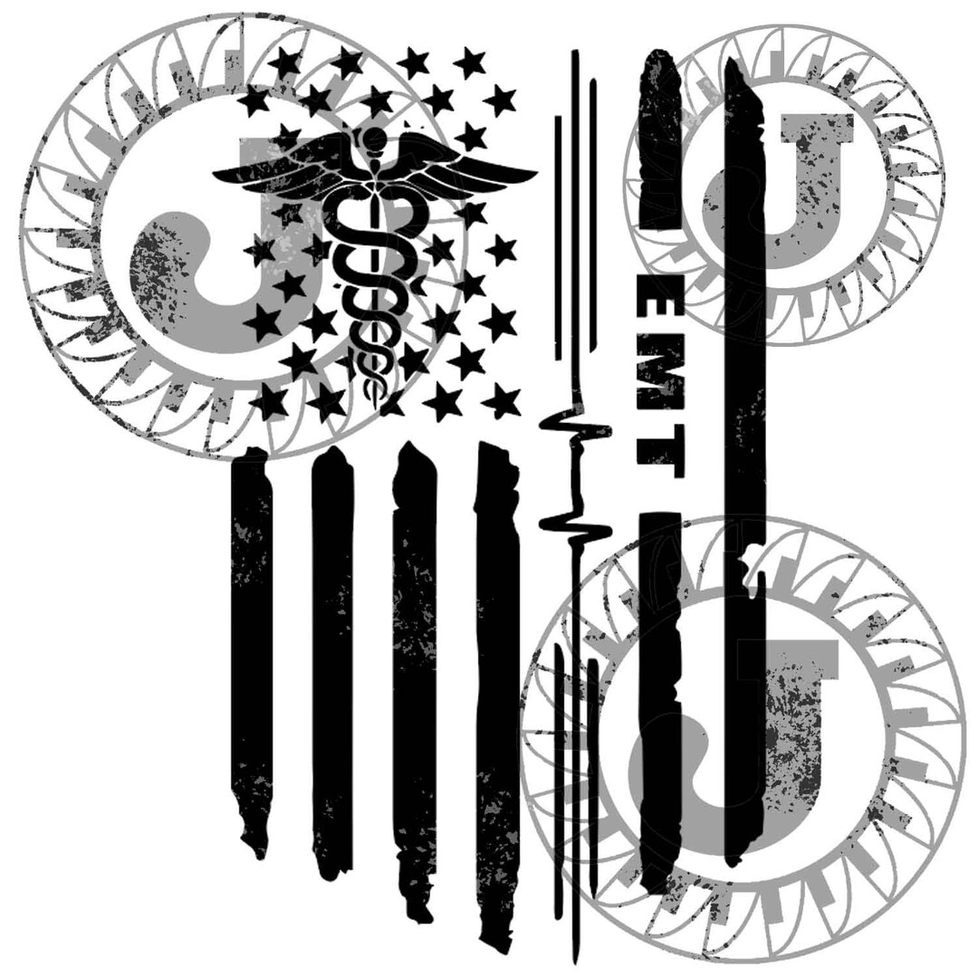 EMT Montage SVG Digital Files - Etsy