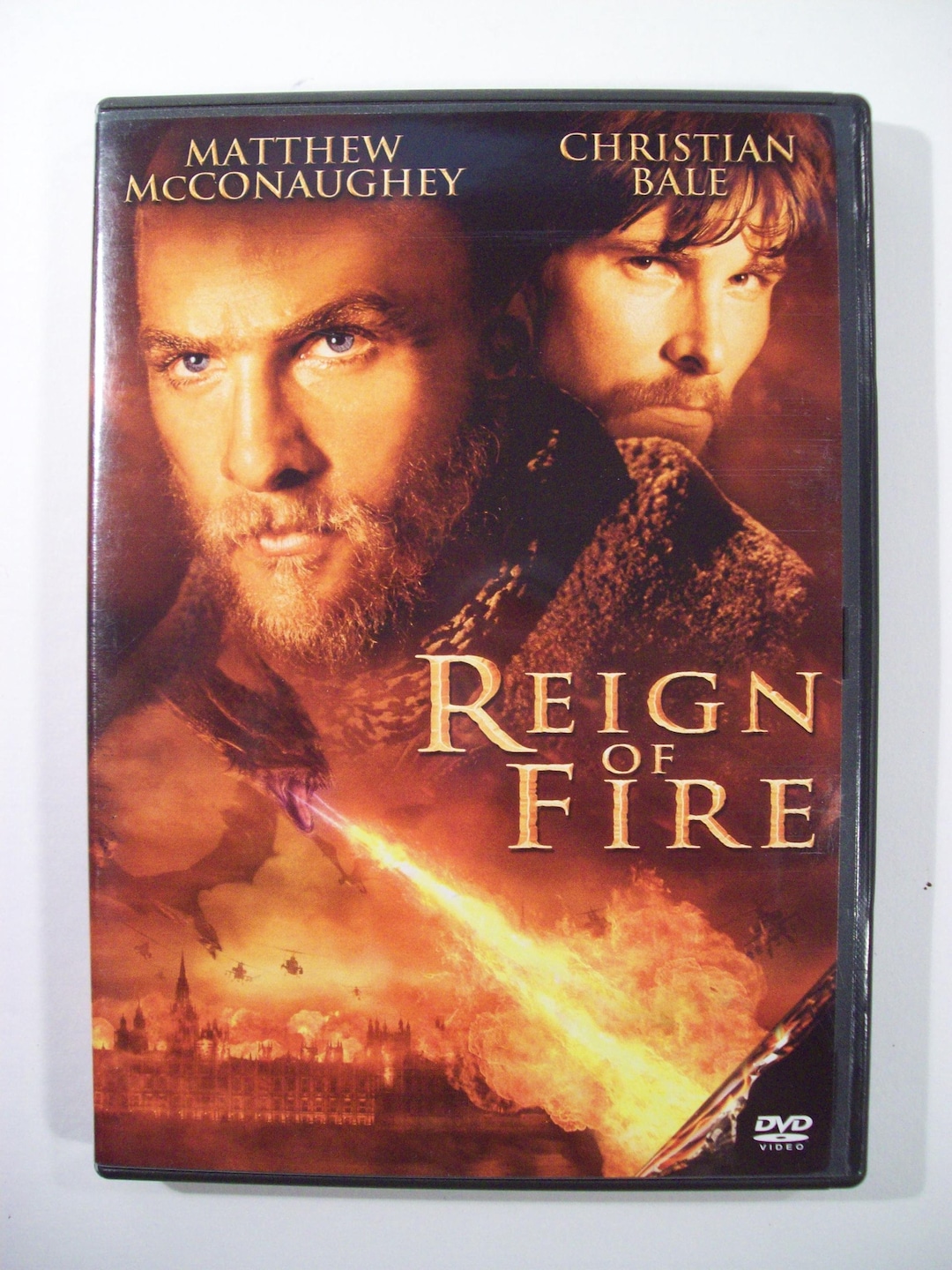 Reign of Fire DVD, Matthew Mcconaughey, Christian Bale, 2002 - Etsy