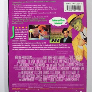 The Mask DVD, Jim Carrey, 1994 - Etsy
