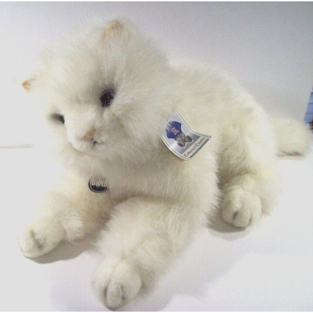 1985 Gund Collector's Classic Duchess 24" White Kitty Cat Plush, #1175 ...