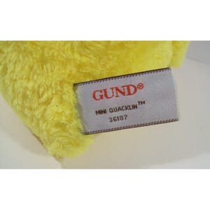New Gund Mini Quacklin Duck 8" Plush #36187 - Etsy