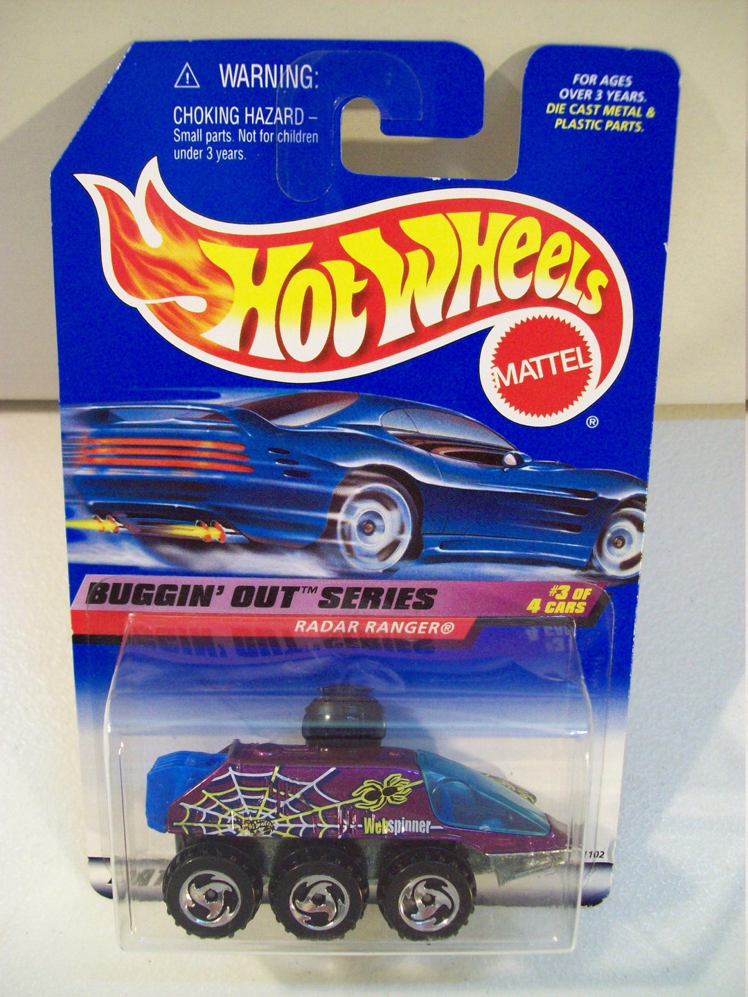 New Vintage Hot Wheels Buggin' Out Series Radar Ranger Die-cast Car 943, Purple, 1998 - Etsy