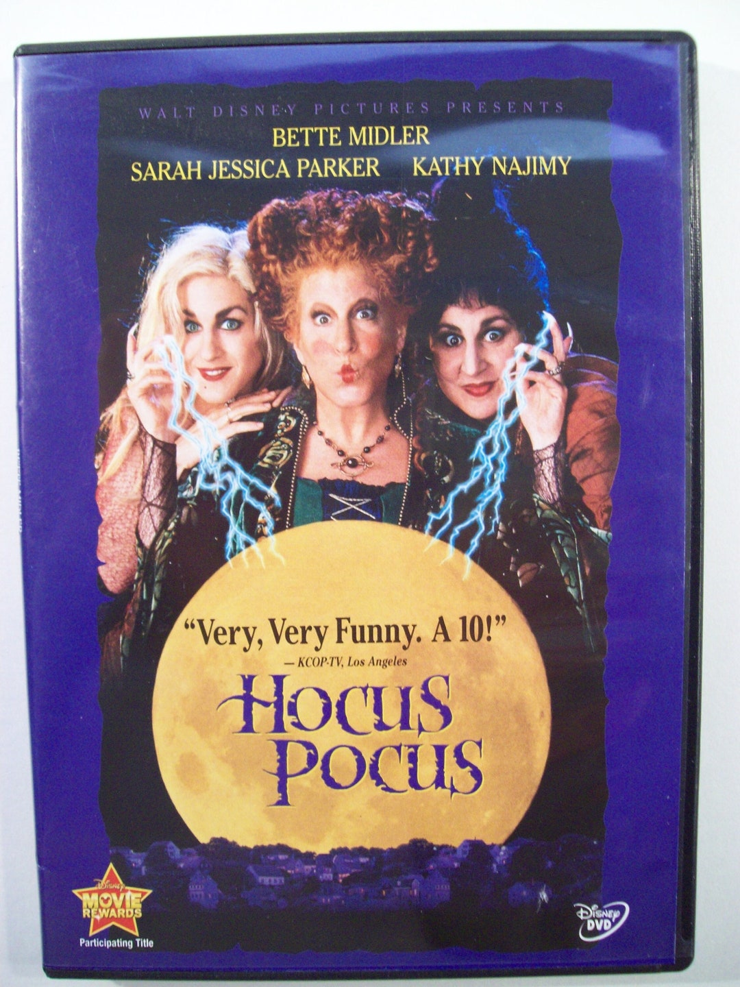 Disney Hocus Pocus DVD Bette Midler, Sarah Jessica Parker 1993 - Etsy