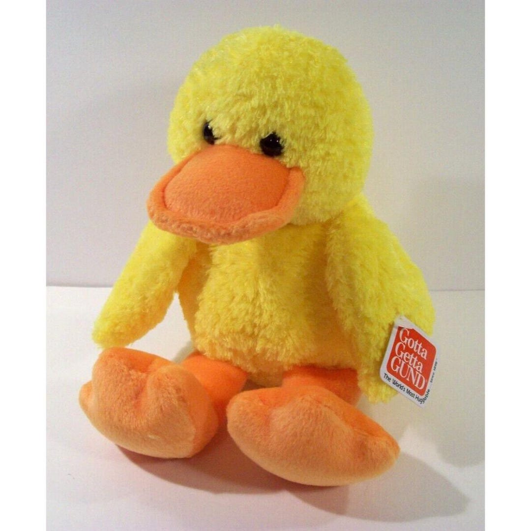 New Gund Mini Quacklin Duck 8" Plush #36187 - Etsy