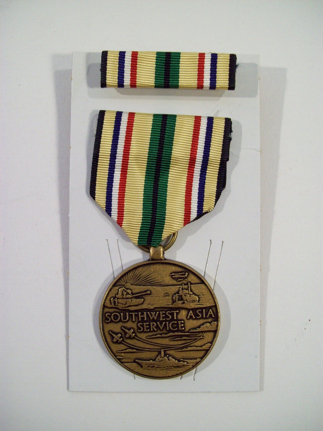Vintage US Southwest Asia Service Medal & Ribbon Bar, 1990's - Etsy