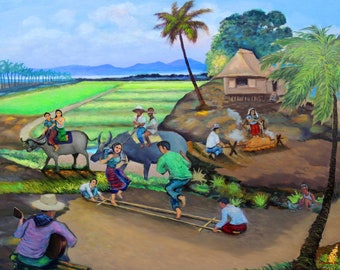 Philippine View Niyugan Sa Tabing Ilog 9.88 MB JPEG - Etsy