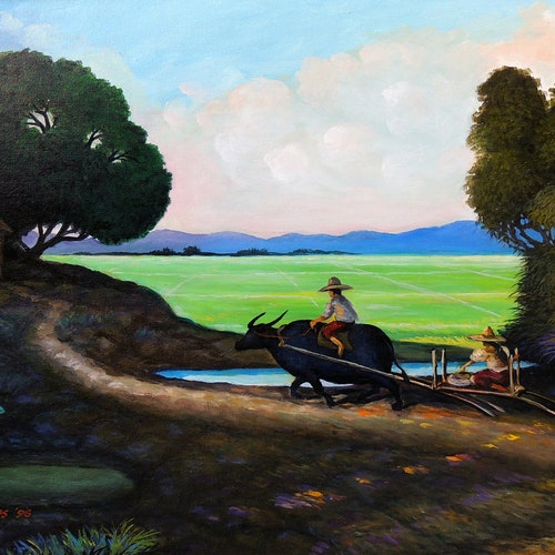 Philippine Painting Kalesa JPEG 9.65 MB SIZE - Etsy