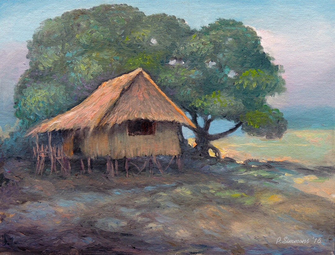 Nipa Hut - Bahay Kubo ( JPEG, 4.8 MB) - Etsy