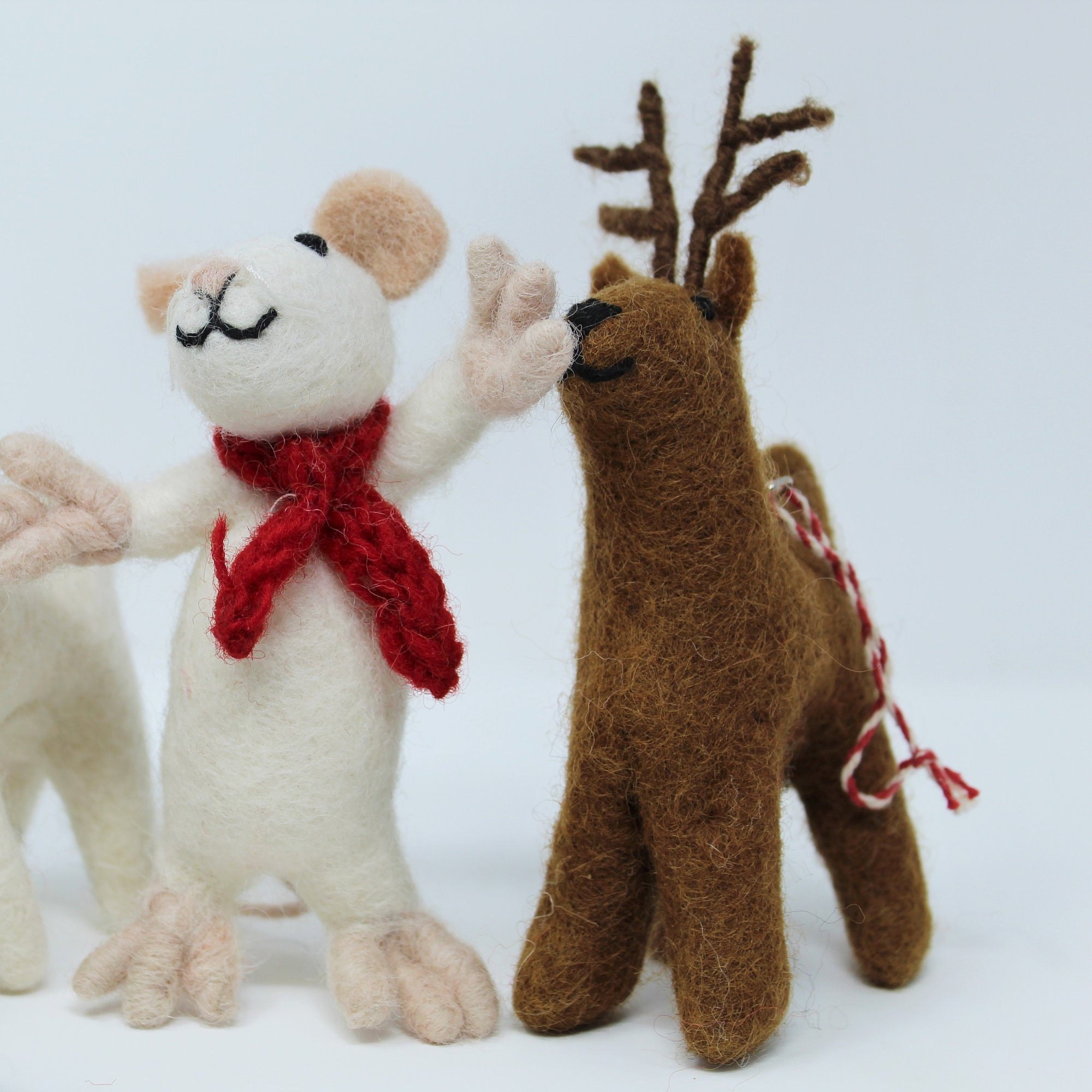 Felt Wool Christmas Ornament Handmade Classic Animal Felt Christmas felt-wool-christmas-ornament-handmade-classic-animal-felt-christmas