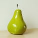 Ceramic Pear Sculpture Life Size Green Ceramic Pear Minimal | Etsy UK