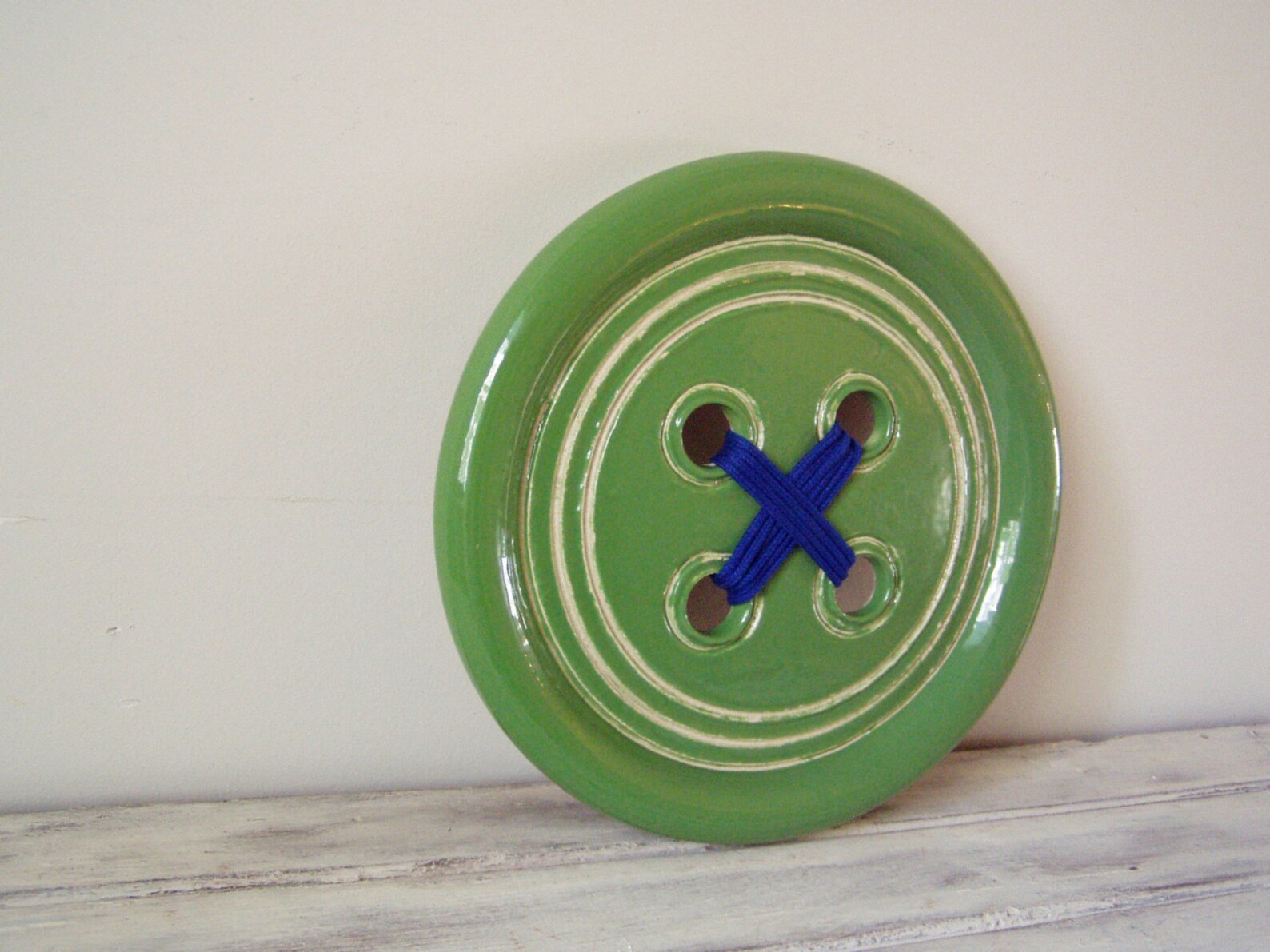 Green Button Sculpture Wall Sculpture Emerald Green Button - Etsy