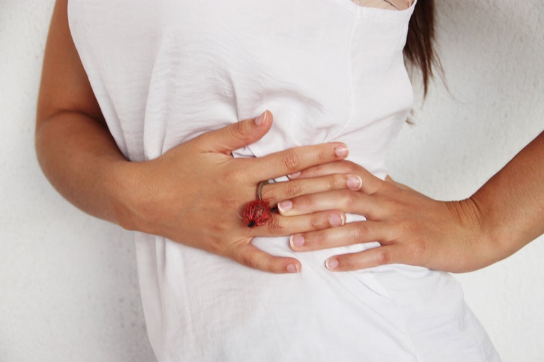 Fuzzy Silver Ring Fluffy Fury Minimalist Ring Sterling | Etsy