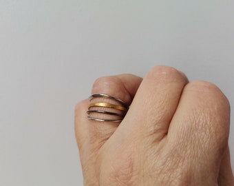 Multi Band Ring - Etsy