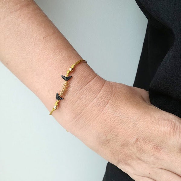 Fishbone Bracelet - Etsy