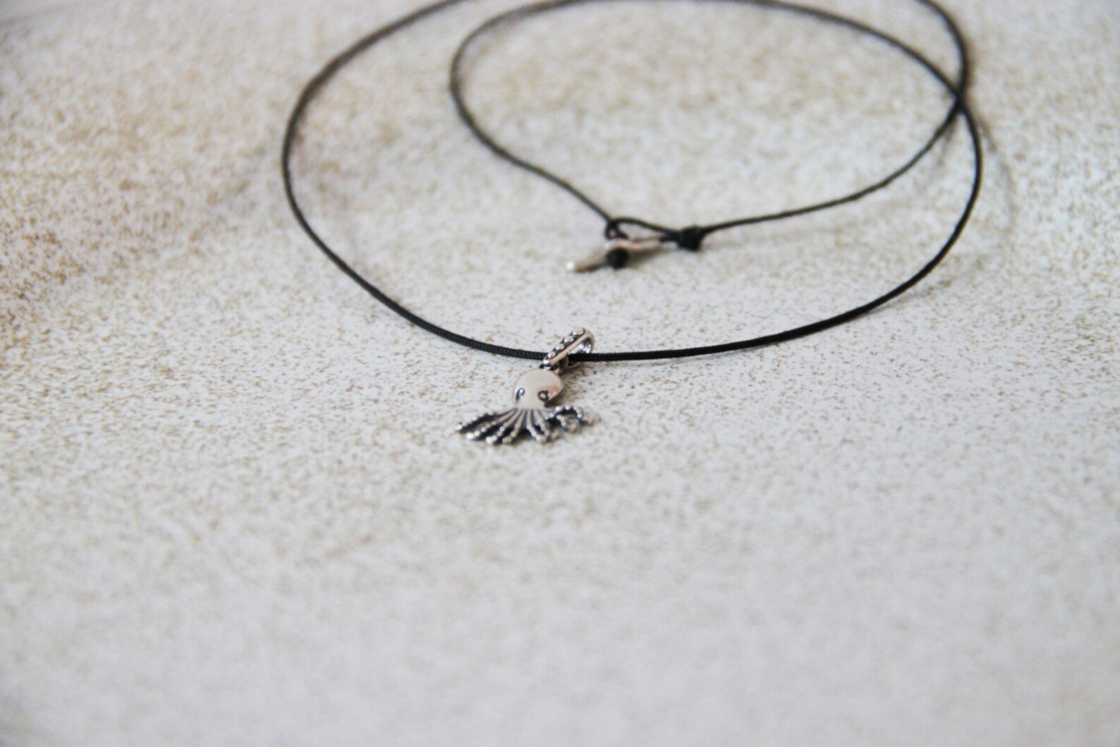 Silver Octopus Necklace Sterling Silver Octopus Pendant on - Etsy