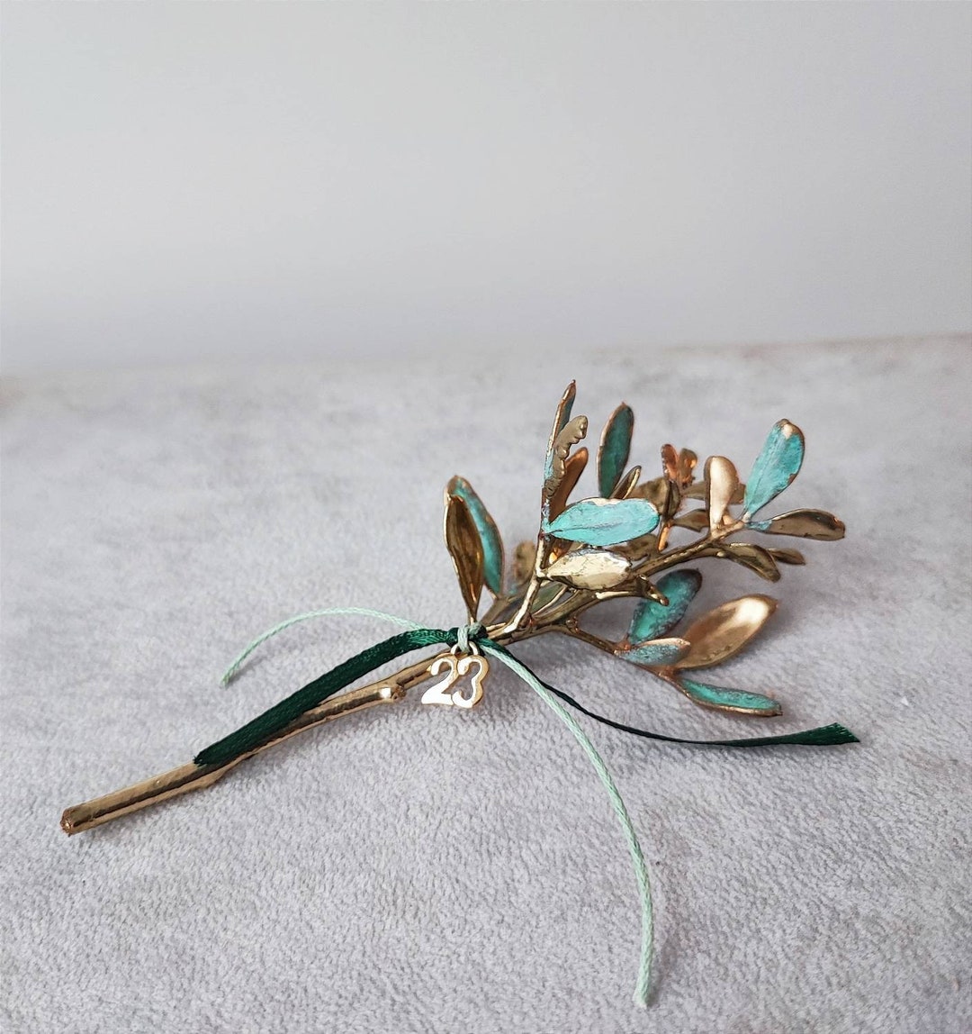 Mastic Tree Sculpture Real Mastic Tree Branch Electroplated - Etsy