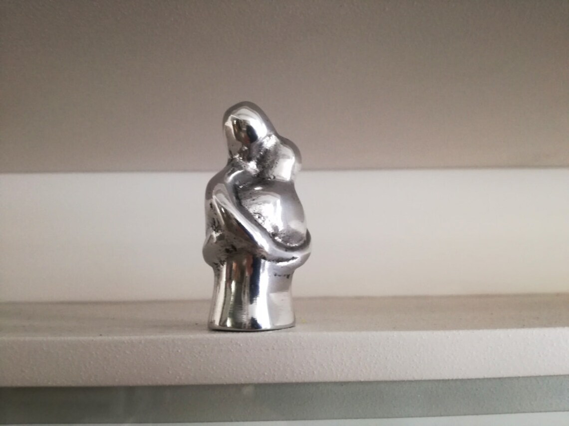 Embracing Couple Sculpture Abstract Minimalist Sculpture of - Etsy