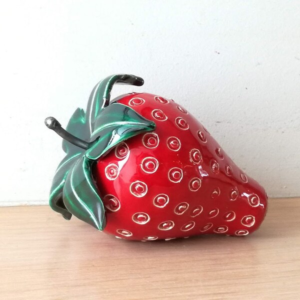 Ceramic Strawberry - Etsy