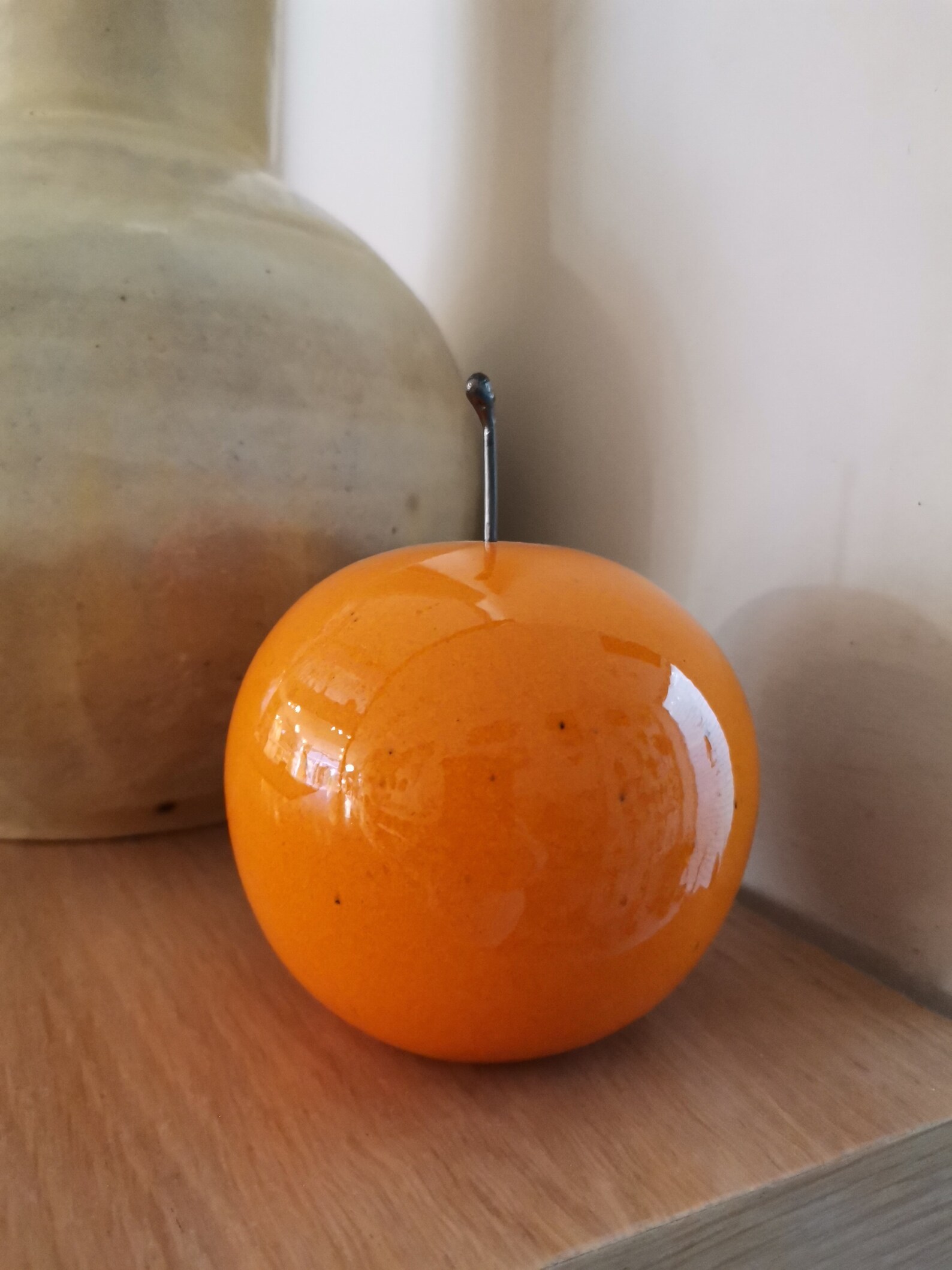 Ceramic Orange Sculpture Orange Fruit in Bright Orange - Etsy UK