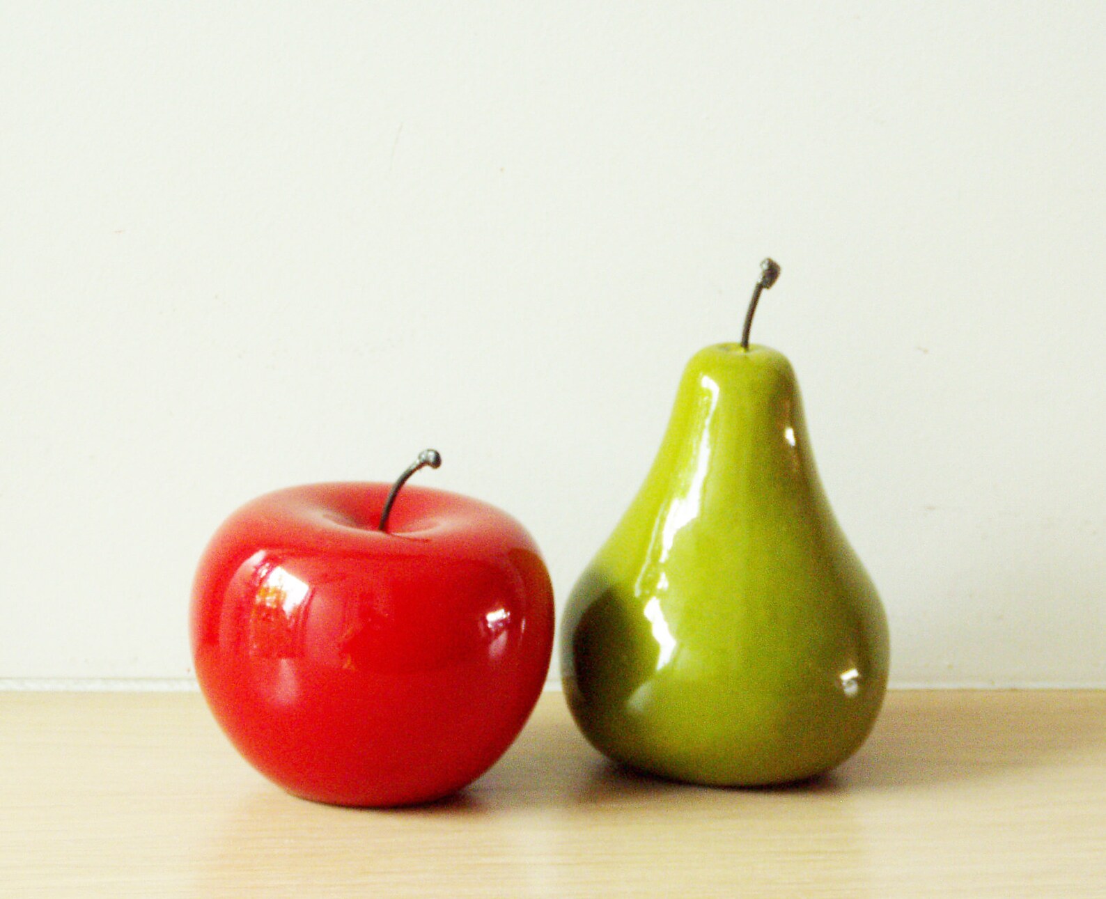 Ceramic Pear Sculpture Life Size Green Ceramic Pear Minimal - Etsy UK