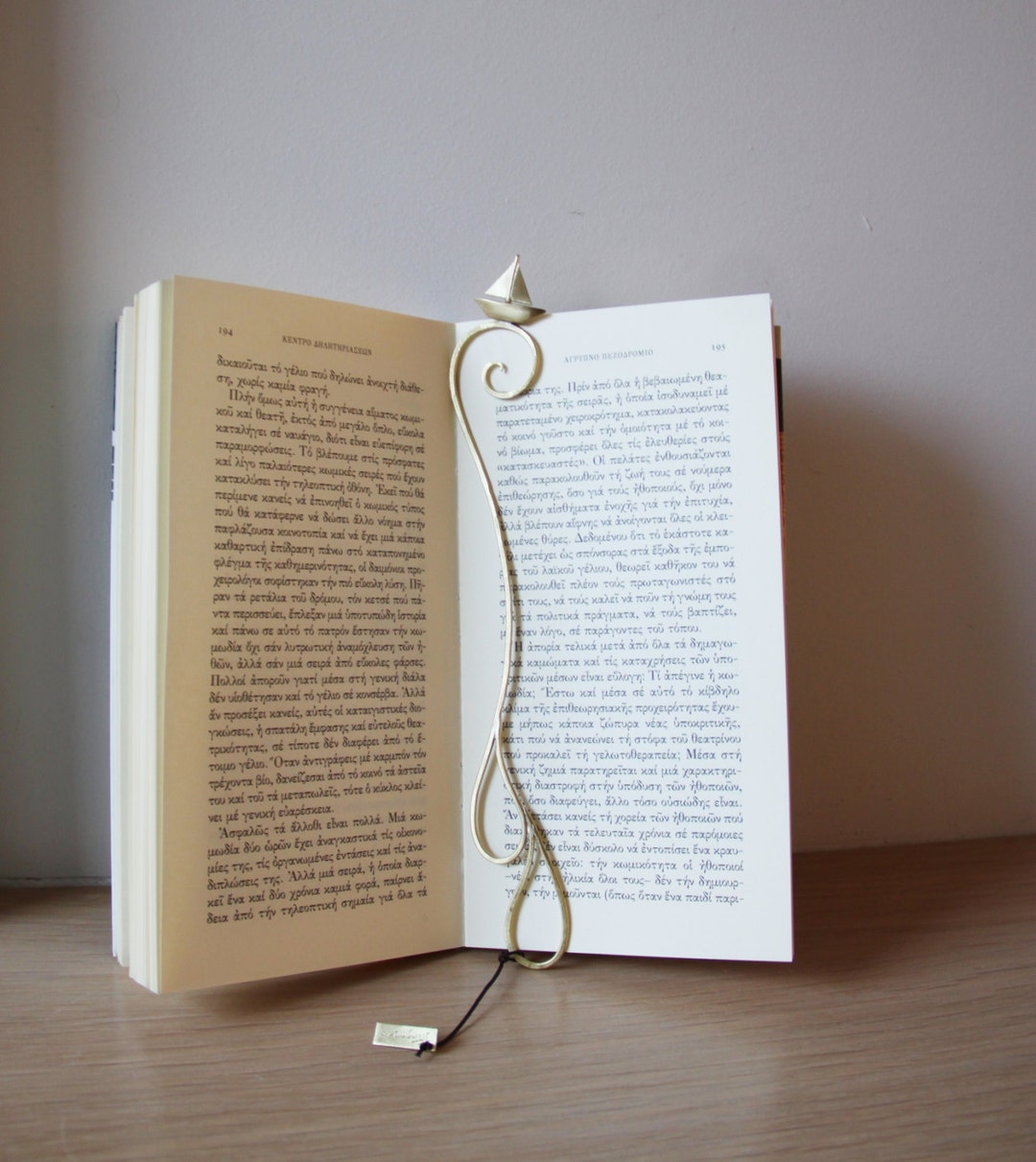 Sailboat Bookmark Solid Brass Matte Finish Art Object - Etsy