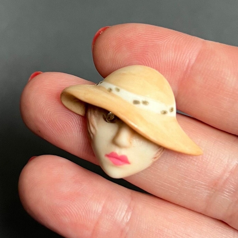 Ceramic Brooch - Etsy
