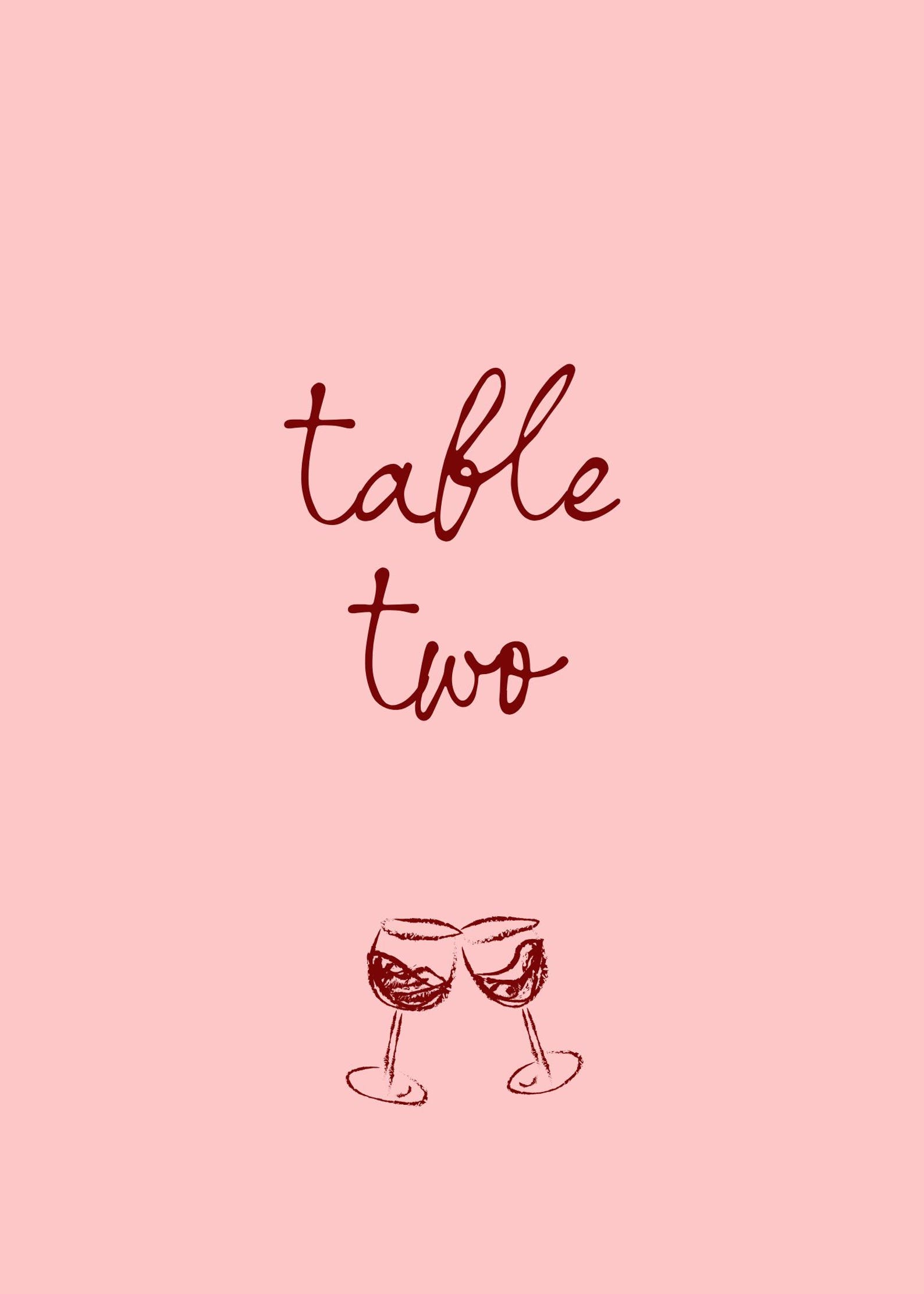 Whimsical Table Number Template, Hand Drawn, Scribble Illustration ...