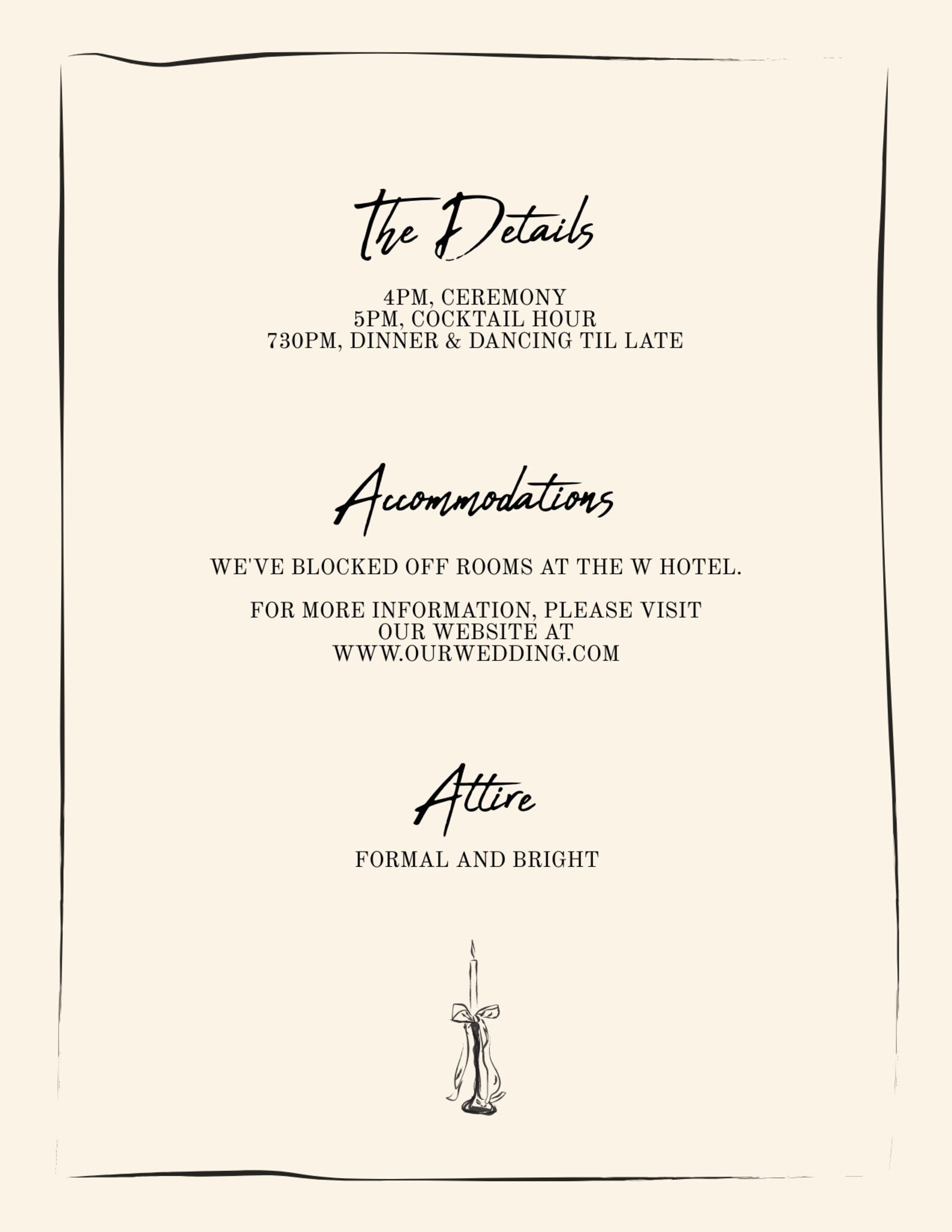 Wedding Invite | Hand Drawn Wedding Invite | Illustrated Whimsical ...