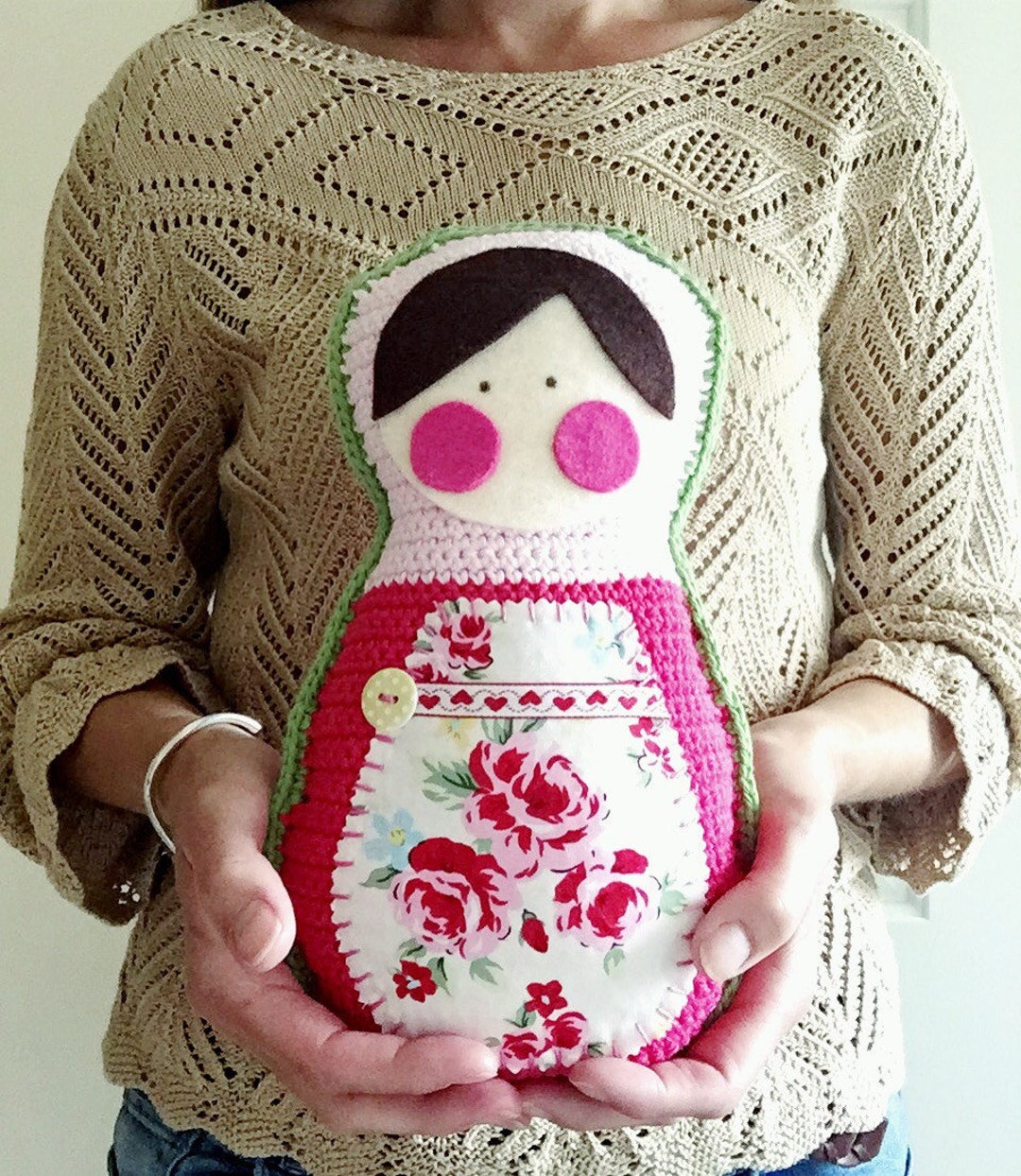 Matryoshka Cushion: A Crochet PDF Pattern - Etsy
