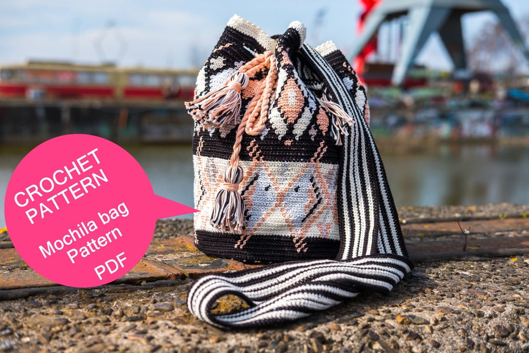 Crochet Pattern, Mochila Bag Pattern, Tapestry Crochet Pattern, Crochet ...