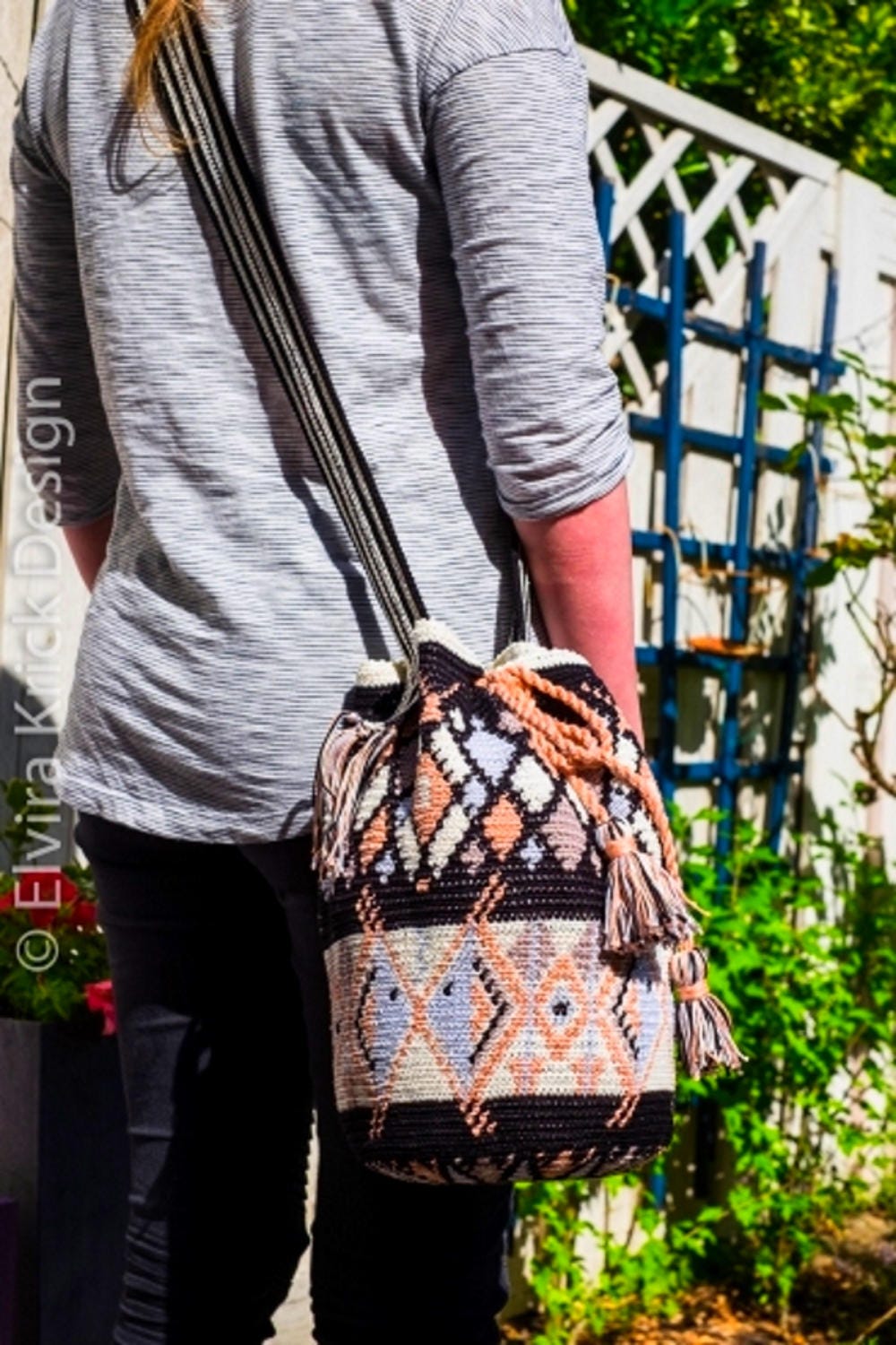 Crochet Pattern Mochila Bag Pattern Tapestry Crochet - Etsy