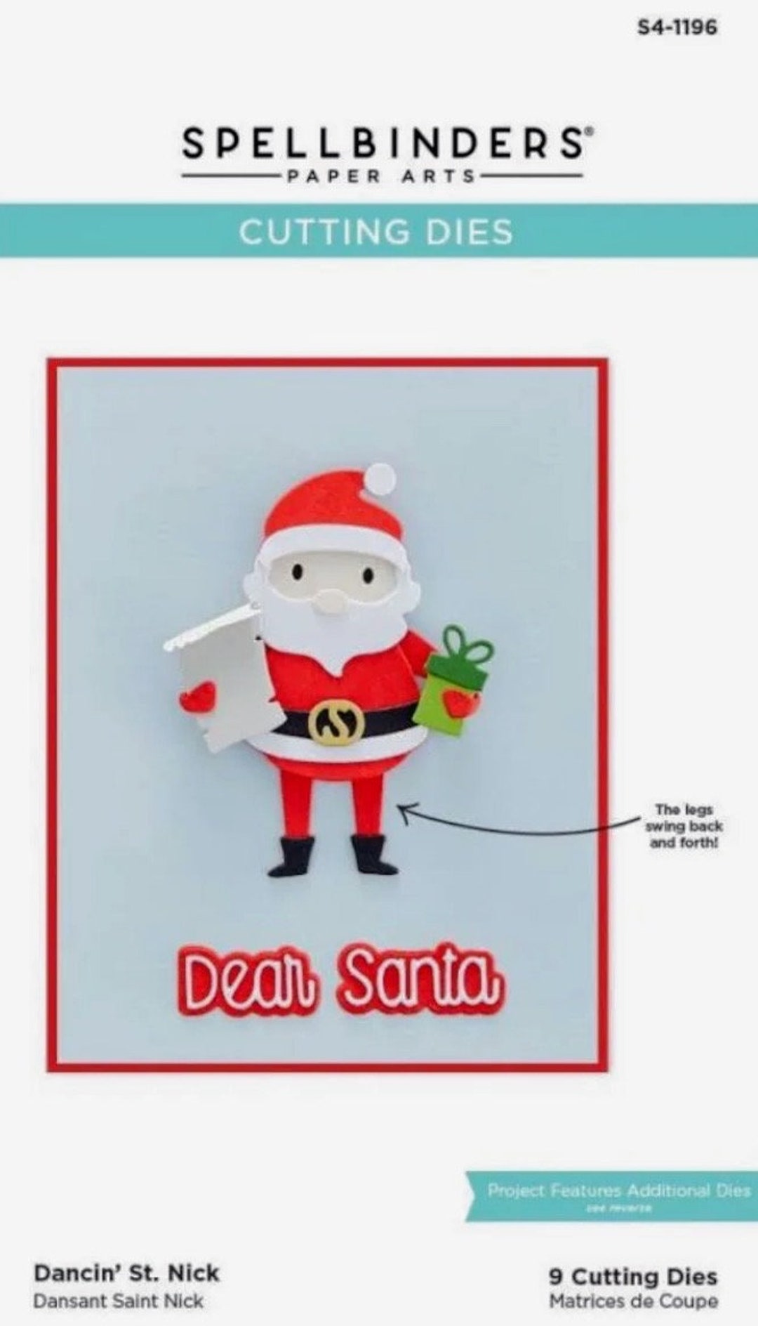 Spellbinders - Cutting Die Dancing' St. Nick #S4-1196 - Etsy