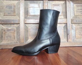 Cuban Heel Boots - Etsy
