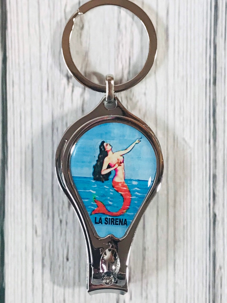 Lotería Bottle Opener / Nail Clipper Keychain - Etsy