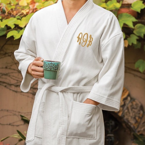 Personalized Luxury SPA Robe for Wedding Anniversary - Etsy