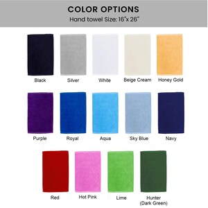 Custom Bathroom Hand Towel With Monogram / Personalized Hand Towel ...