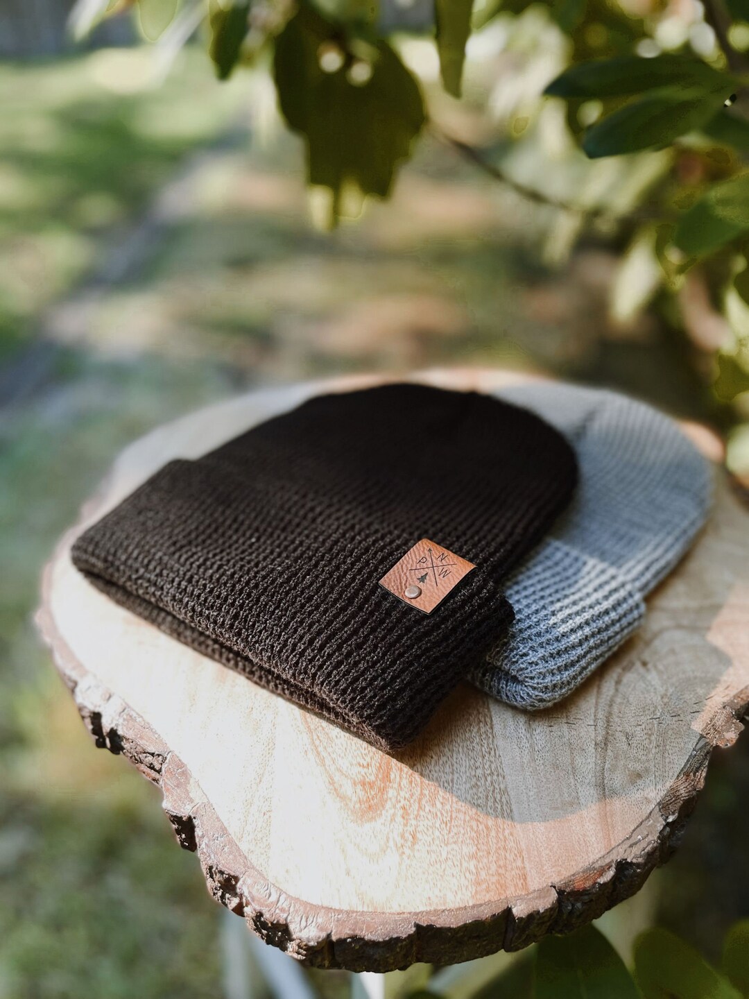 Waffle Texture Beanie With Custom Patch - Qty Breaks - Etsy