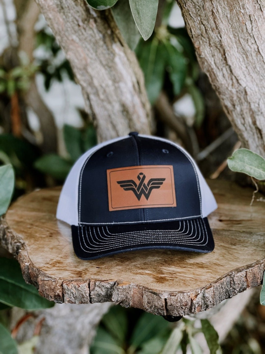 Cancer Ribbon Wonder Hat / Adjustable Mesh Back Trucker Hats With Vegan ...