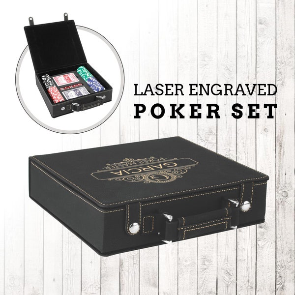 Custom Poker Set - Etsy