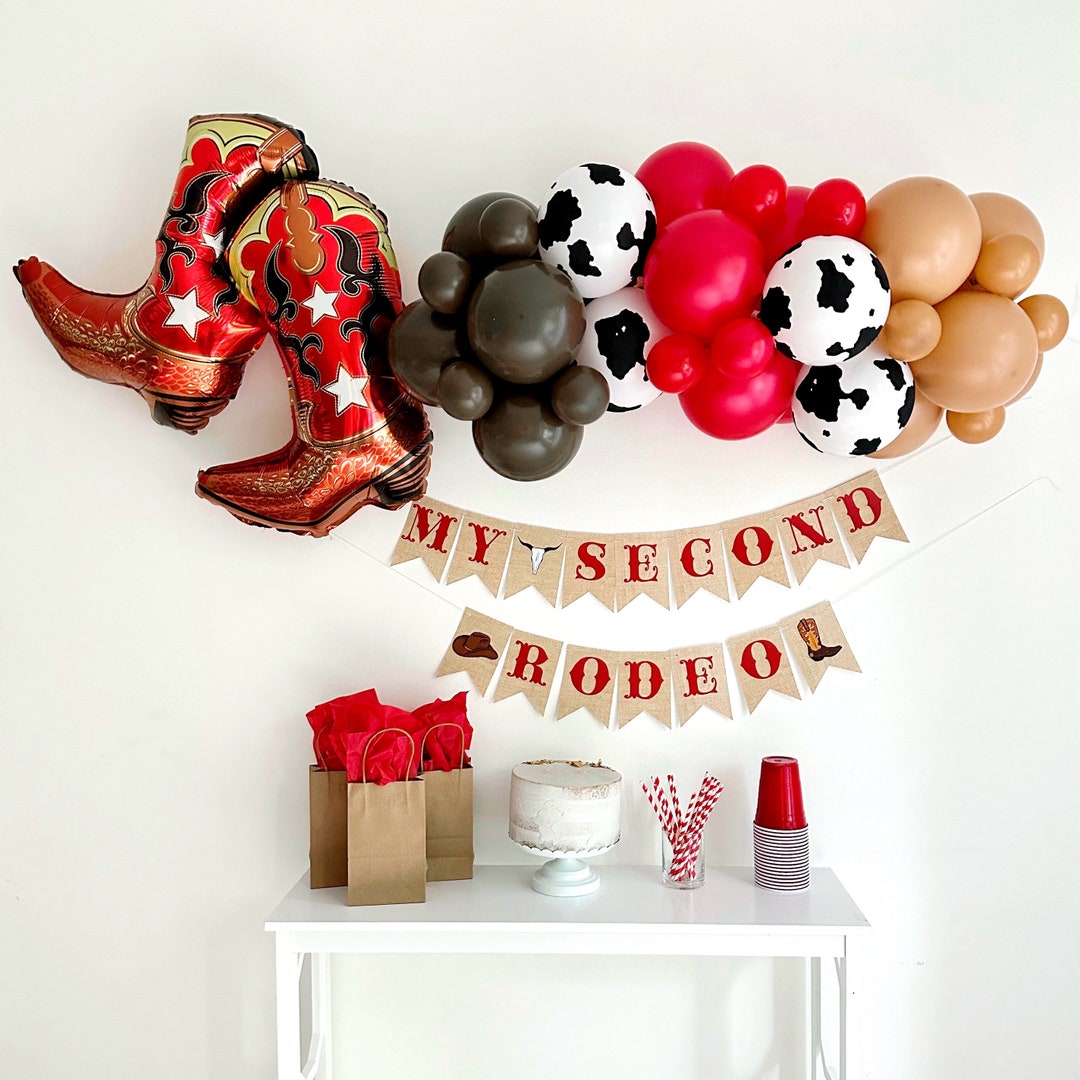 Western Second Birthday Party, Western Party Decor, My 2nd Rodeo ...