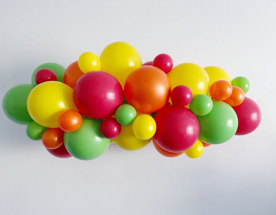 Bright Colored Balloon Garland, Balloon Party Kit, Summer Party ...