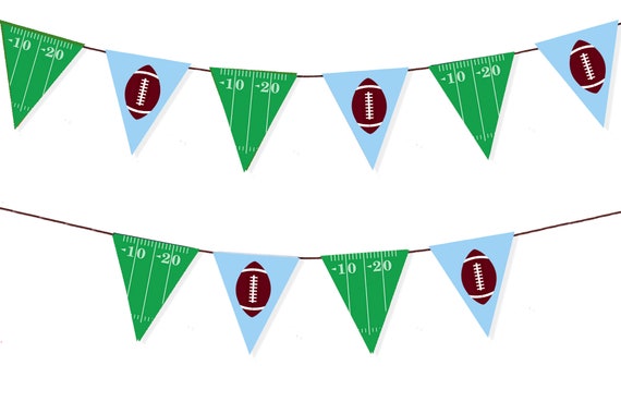 Football Banner, Football Party Decorations, Touchdown Banner, Sports ...