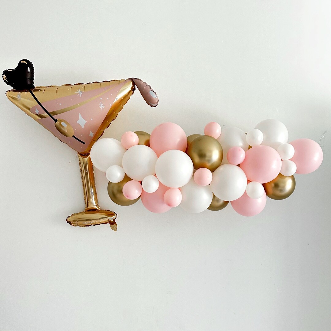 Cocktail Party Balloons, Martini Glass Balloon, New Years Eve Party ...
