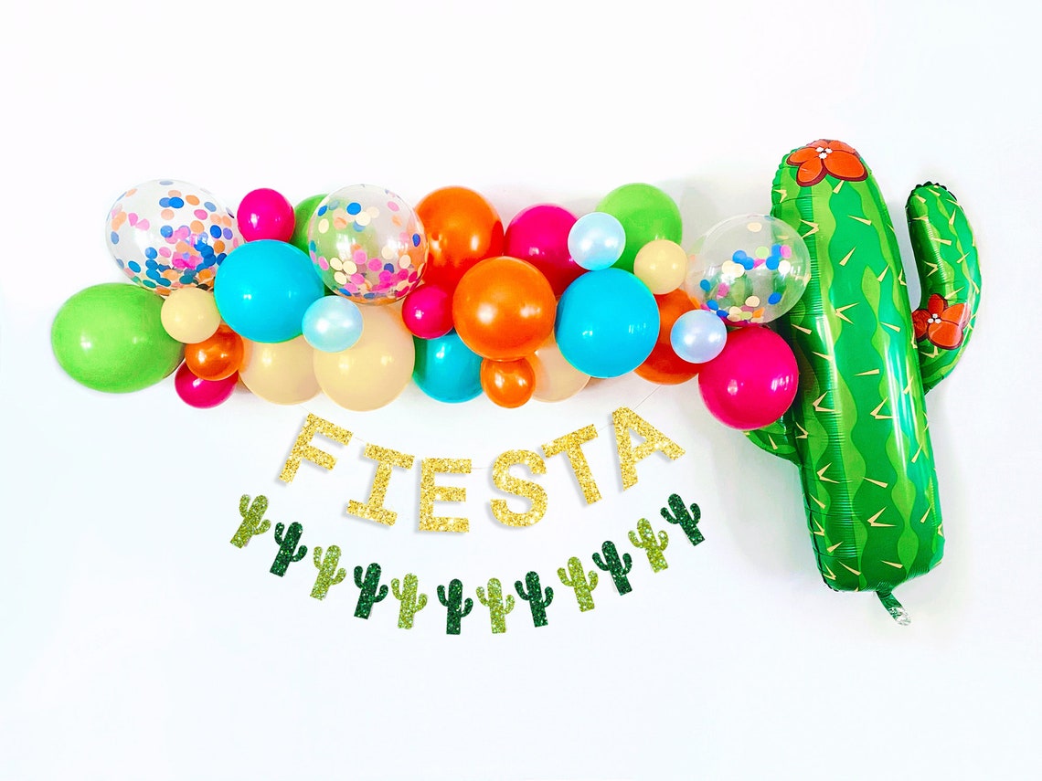 Fiesta Party Decorations Fiesta Theme Party Kit Cactus - Etsy