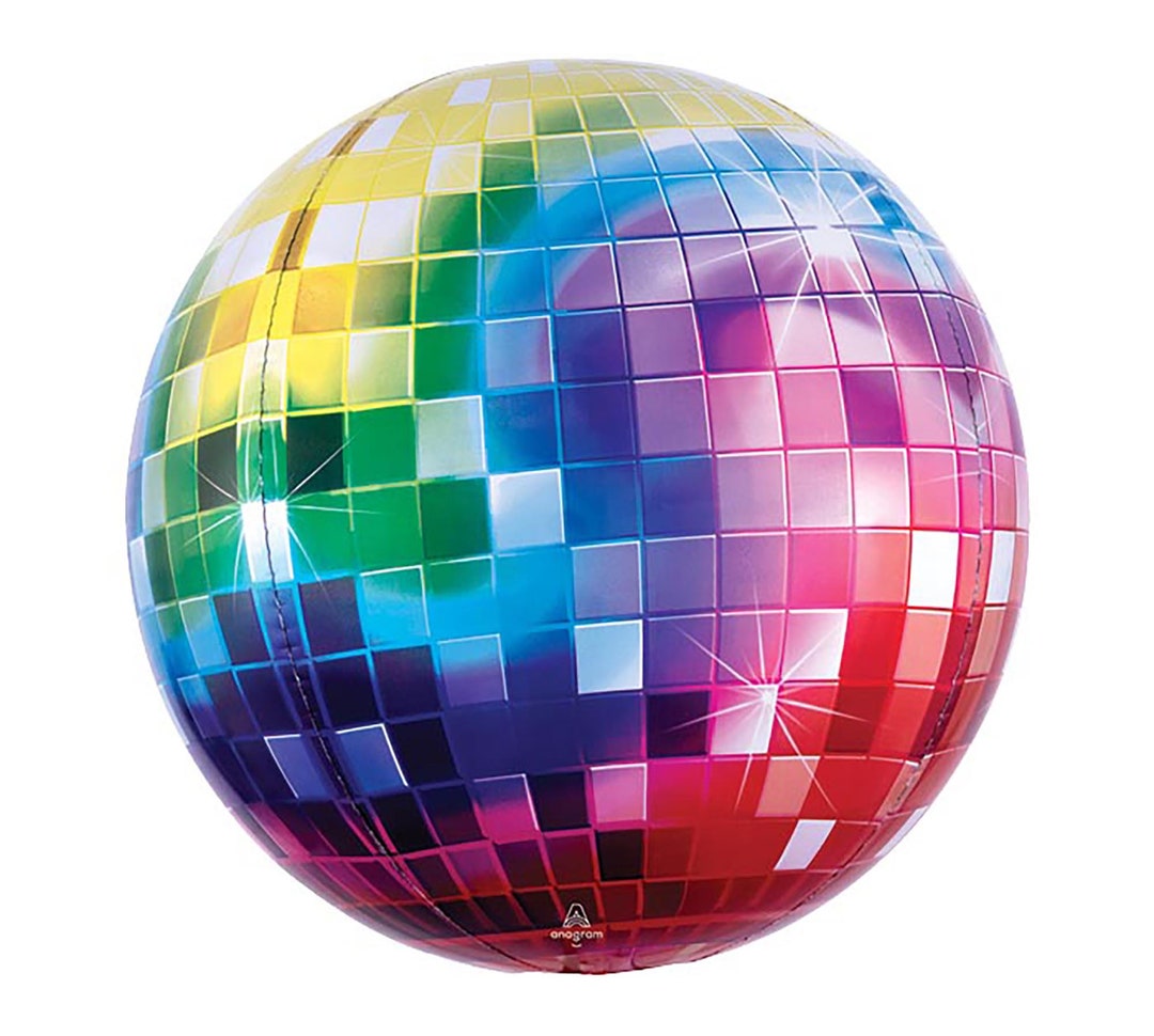 Disco Balloon, Colorful Disco Orb Balloon - Etsy